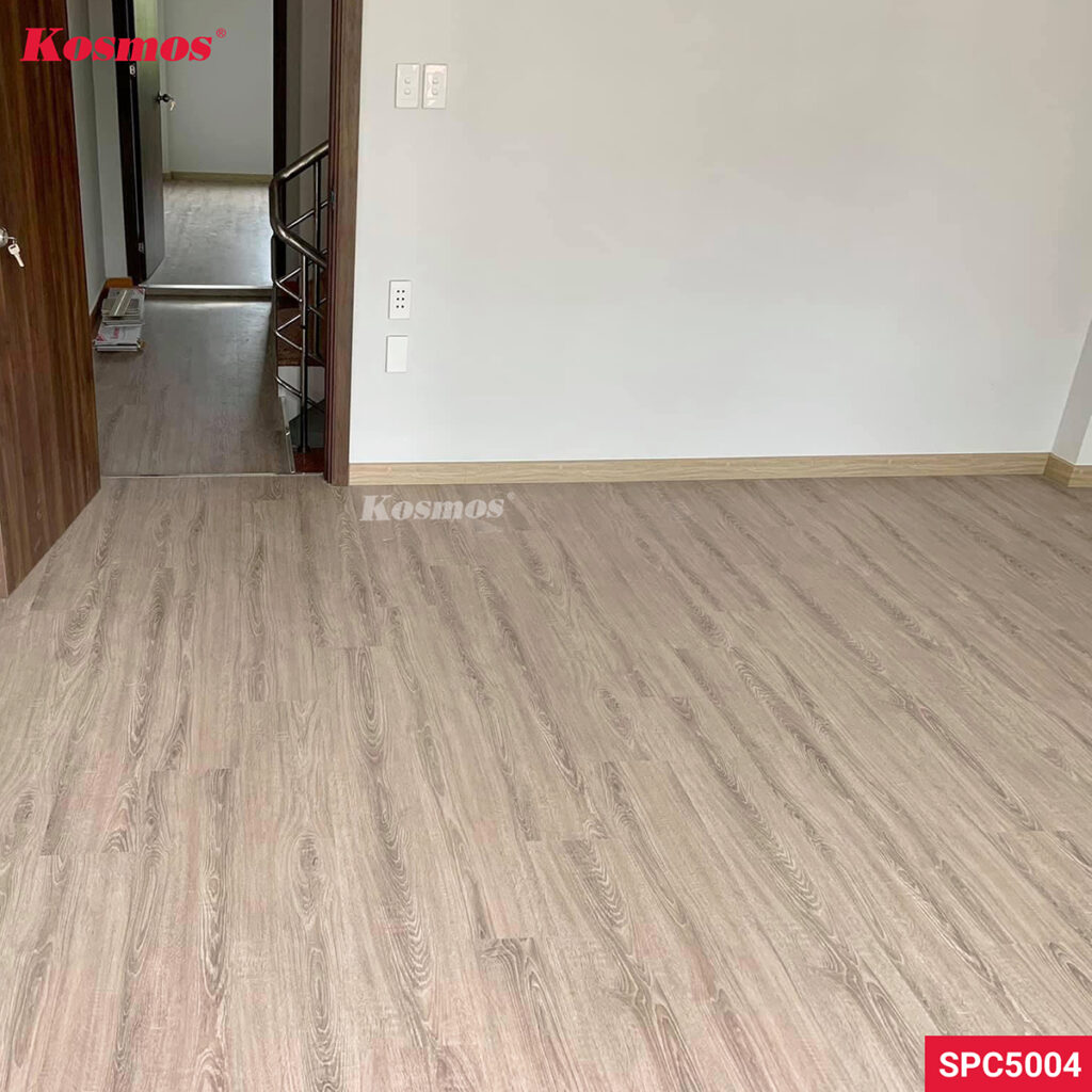 Actual construction of Kosmos SPC plastic floor - 2025