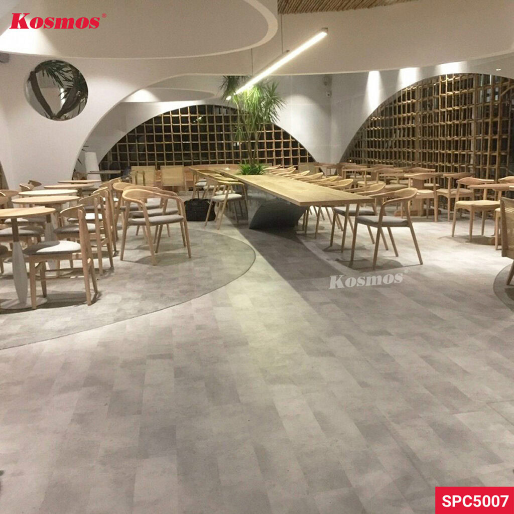 Actual construction of Kosmos SPC plastic floor - 2025