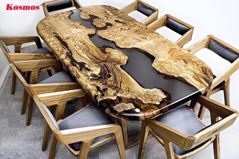 Review A-Z bàn gỗ Epoxy: Đặc điểm và báo giá mới nhất 2025