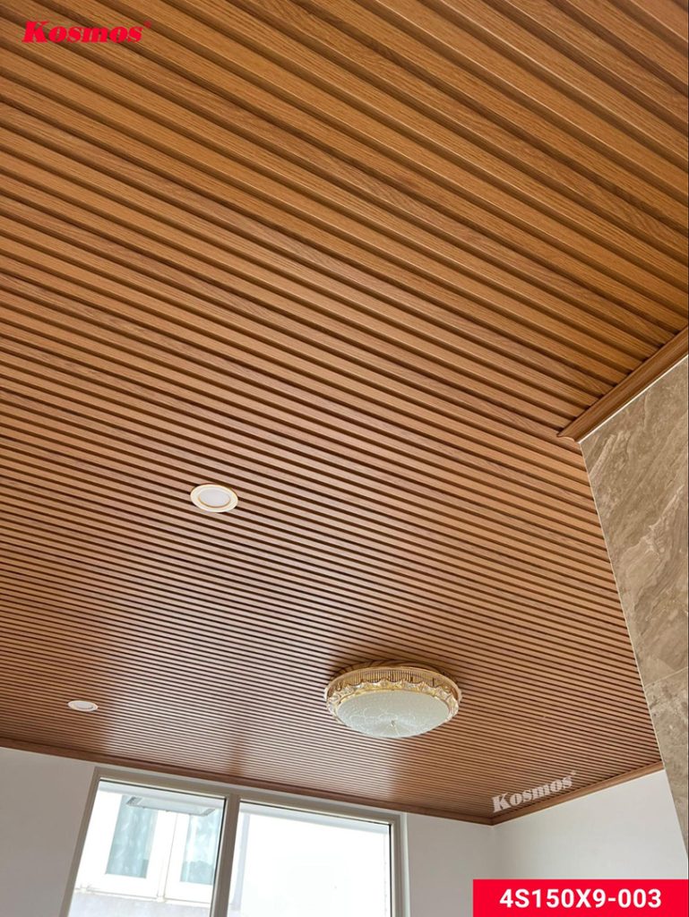 Bảng giá 5 mẫu trần nhựa giả gỗ đẹp bền 2024