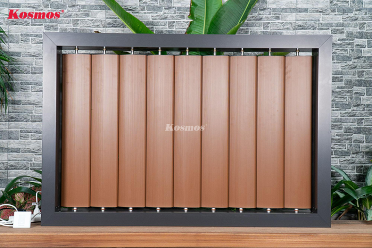 ASA wood plastic elliptical rotating slats: Structure, application ...